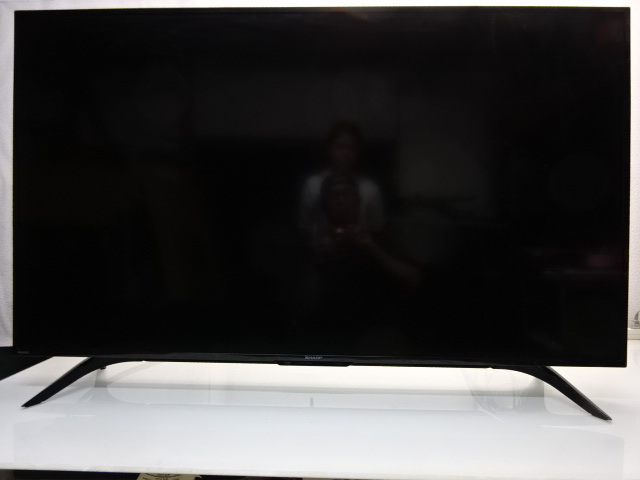 Yahoo!オークション - A383/美品 SHARP 50型 4K/USB/外付けHDD/テレビ/...