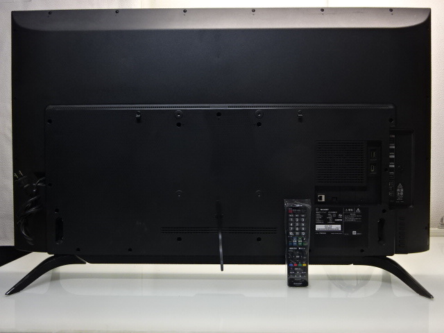 Yahoo!オークション - A383/美品 SHARP 50型 4K/USB/外付けHDD/テレビ/...