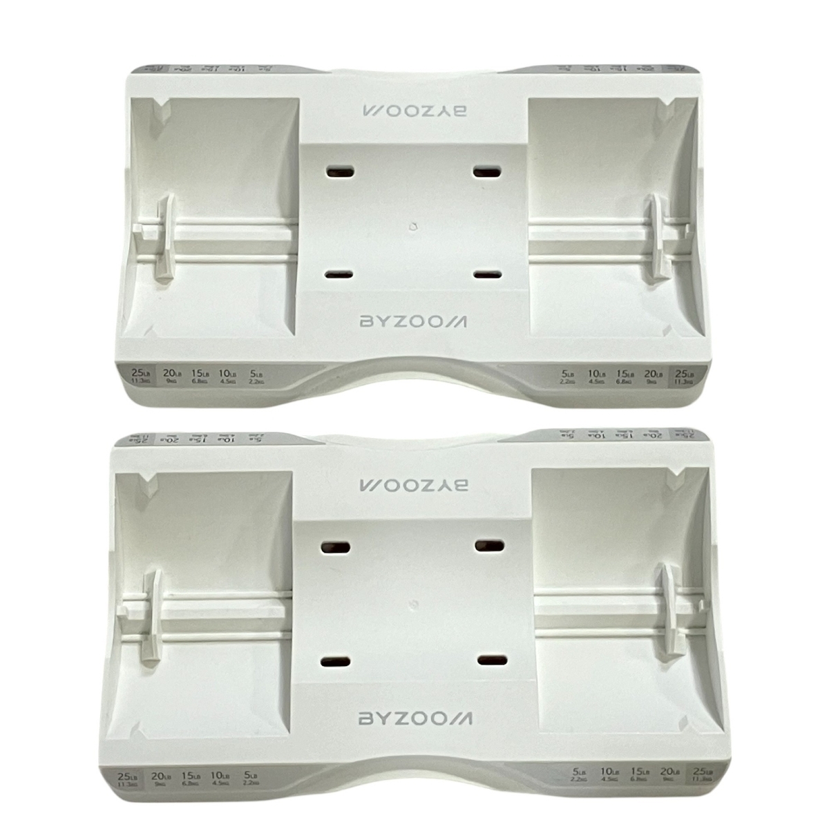 Yahoo!オークション - BYZOOM FITNESS BZ-QCD-25LB(W) 11.3kg ペア 可...