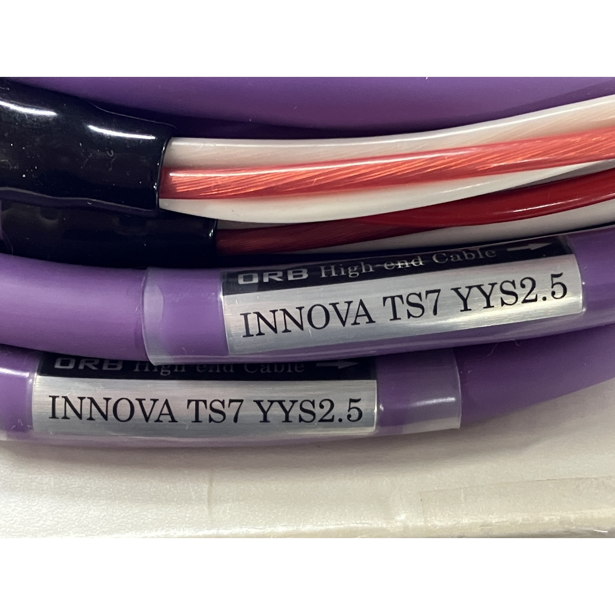 Yahoo!オークション - ORB INNOVA TS7 YYS2.5 2.5m ケーブル ペア 中古...