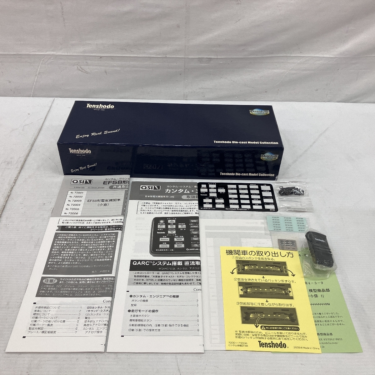 Yahoo!オークション - 天賞堂 No.72003 EF58形電気機関車(原型小窓) 青...