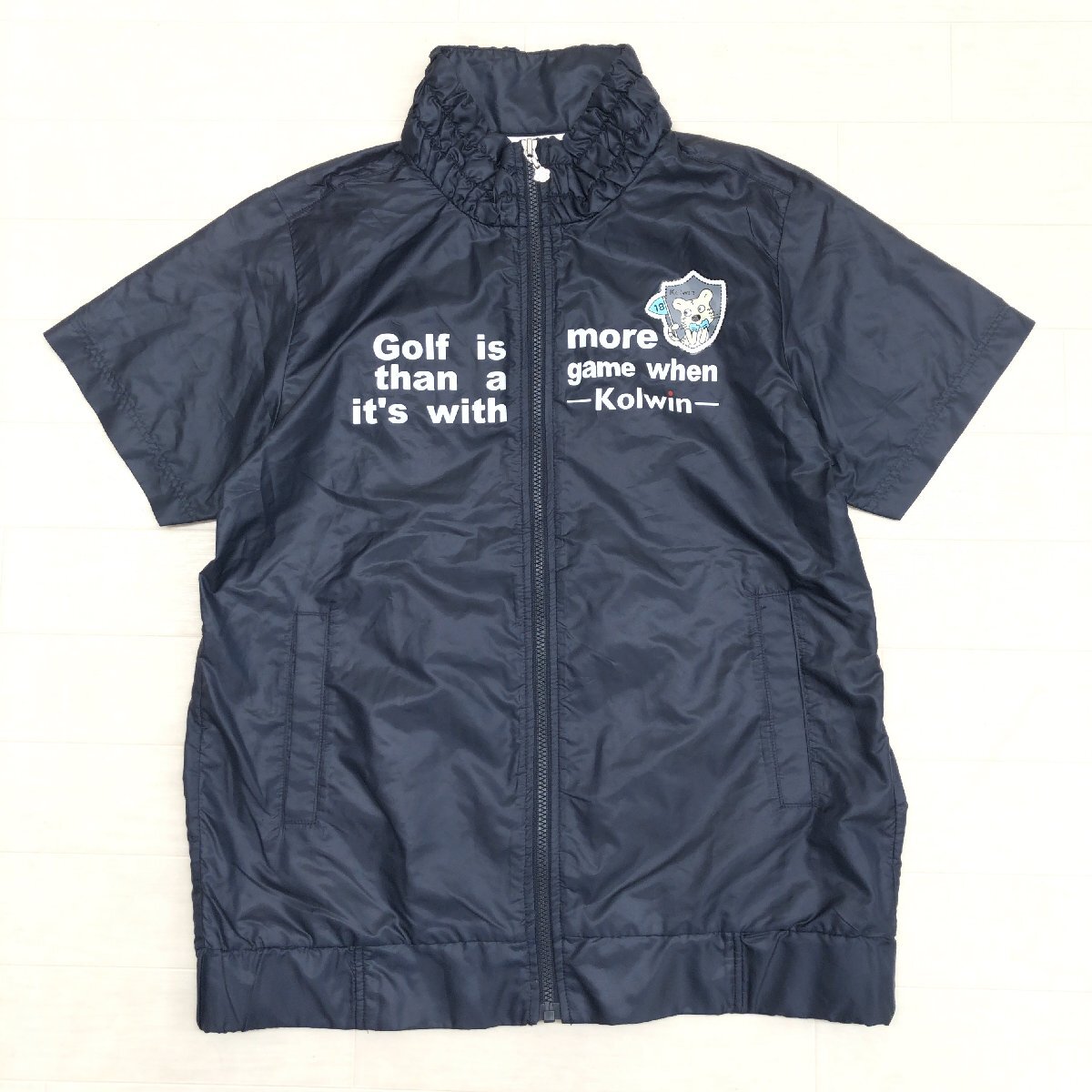 Yahoo!オークション - Kolwin コルウィン ギャザーカラー ウインドブレ...