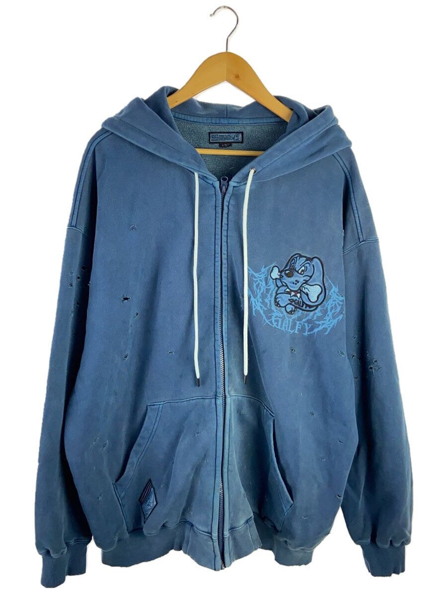 Yahoo!オークション - GALFY ジップパーカー/XL/コットン/NVY/133018