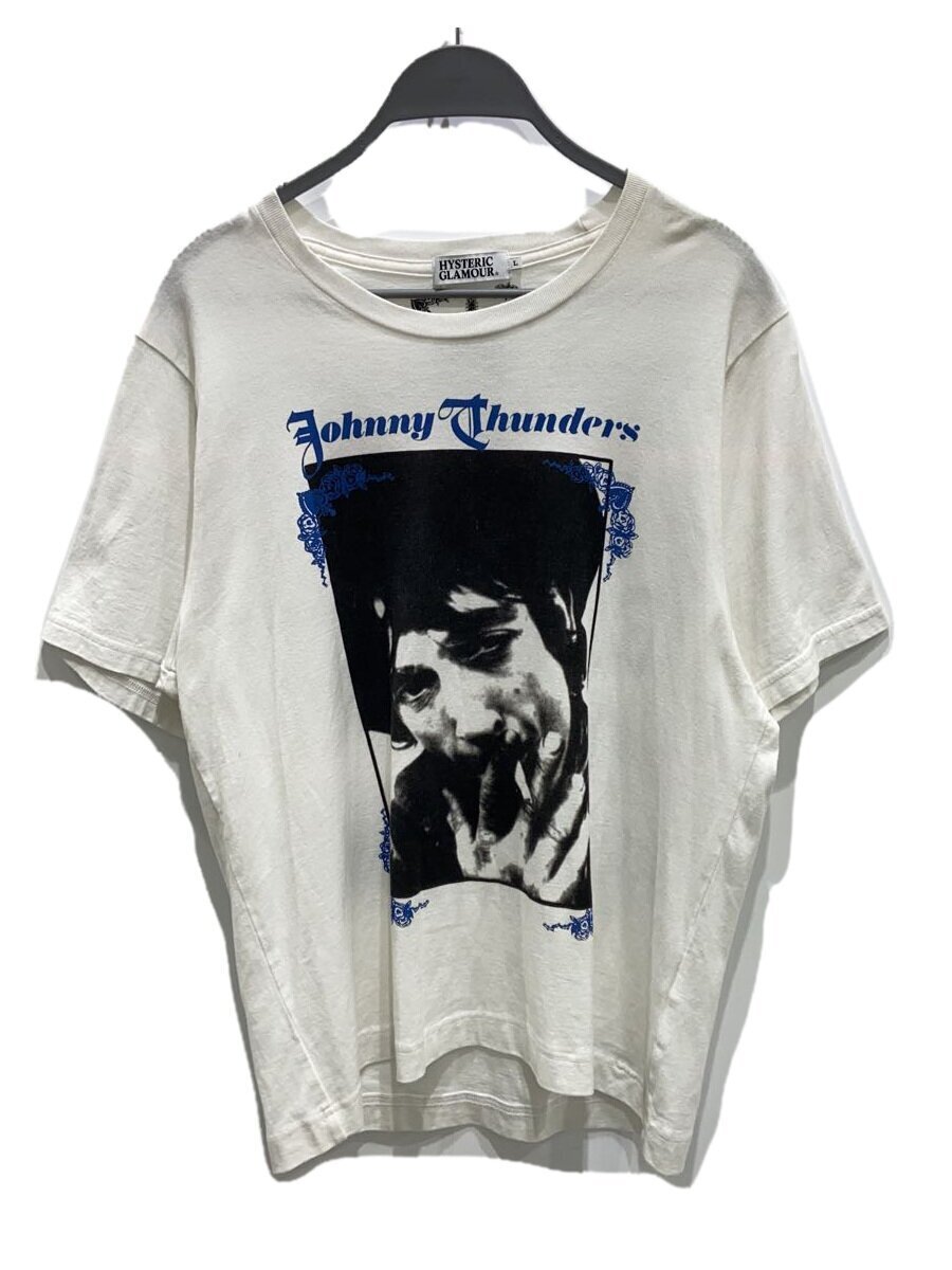 Yahoo!オークション - HYSTERIC GLAMOUR Tシャツ/L/コットン/WHT/4CT-5...