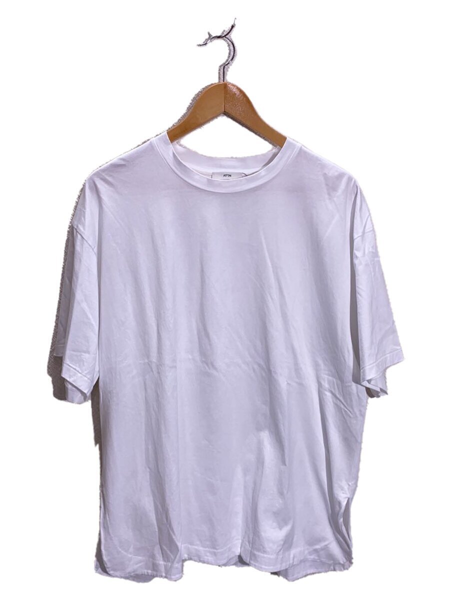 Yahoo!オークション - ATON Tシャツ/4/コットン/WHT/無地/KK.AG.CM.697...