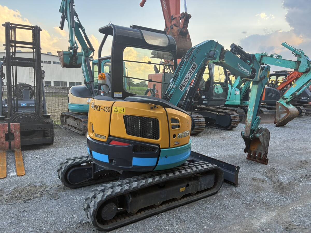 Yahoo!オークション - クボタ RX-306E 2021年モデル 891hr クレーン仕...