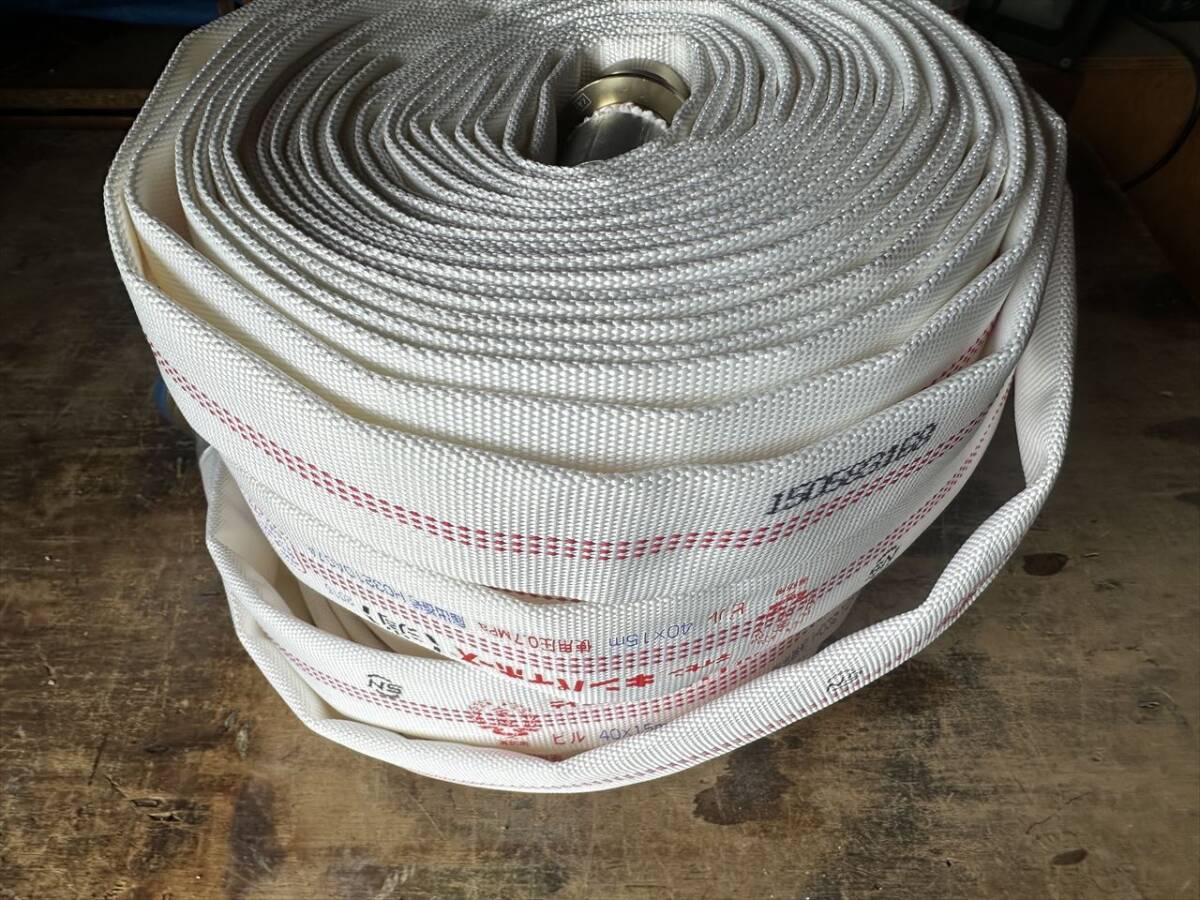 Yahoo!オークション - 消防ホース 40A 15m 4本セット ②