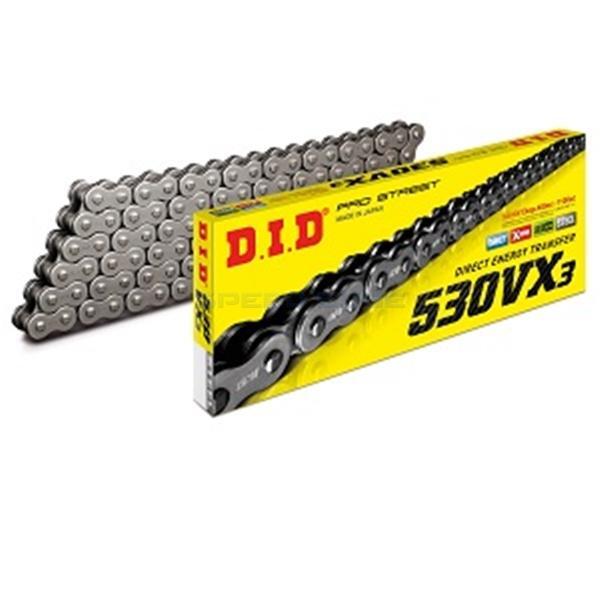 Yahoo!オークション - DID 530VX3 84L STEEL/軽圧入(FB) シールチェー...