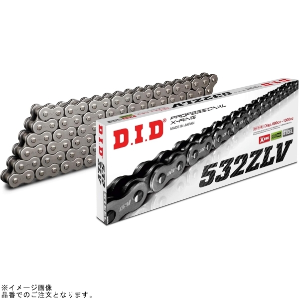 Yahoo!オークション - DID 532ZLV 108L スチール/軽圧入クリップ(FB)