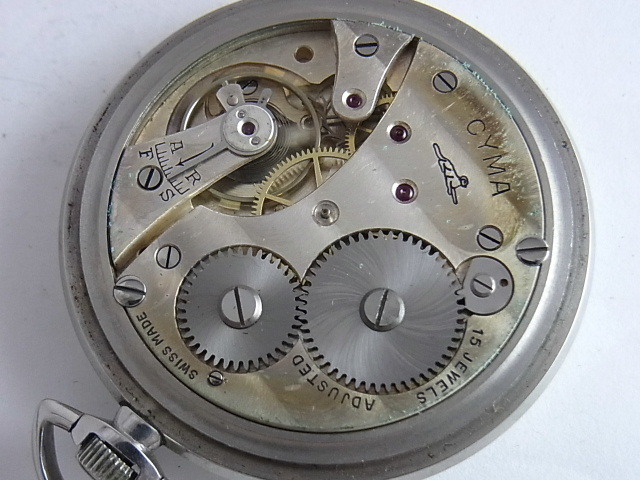 Yahoo!オークション - CYMA シーマ 懐中時計 手巻き 36