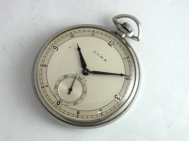 Yahoo!オークション - CYMA シーマ 懐中時計 手巻き 36