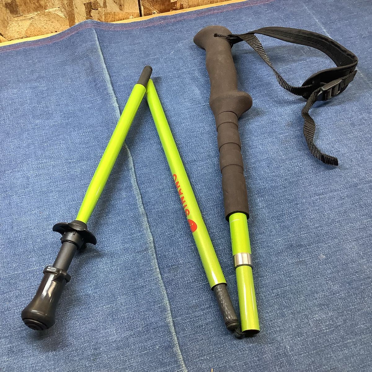 Yahoo!オークション - 【Sこ4488】SINANO シナノ トレッキングポール ...