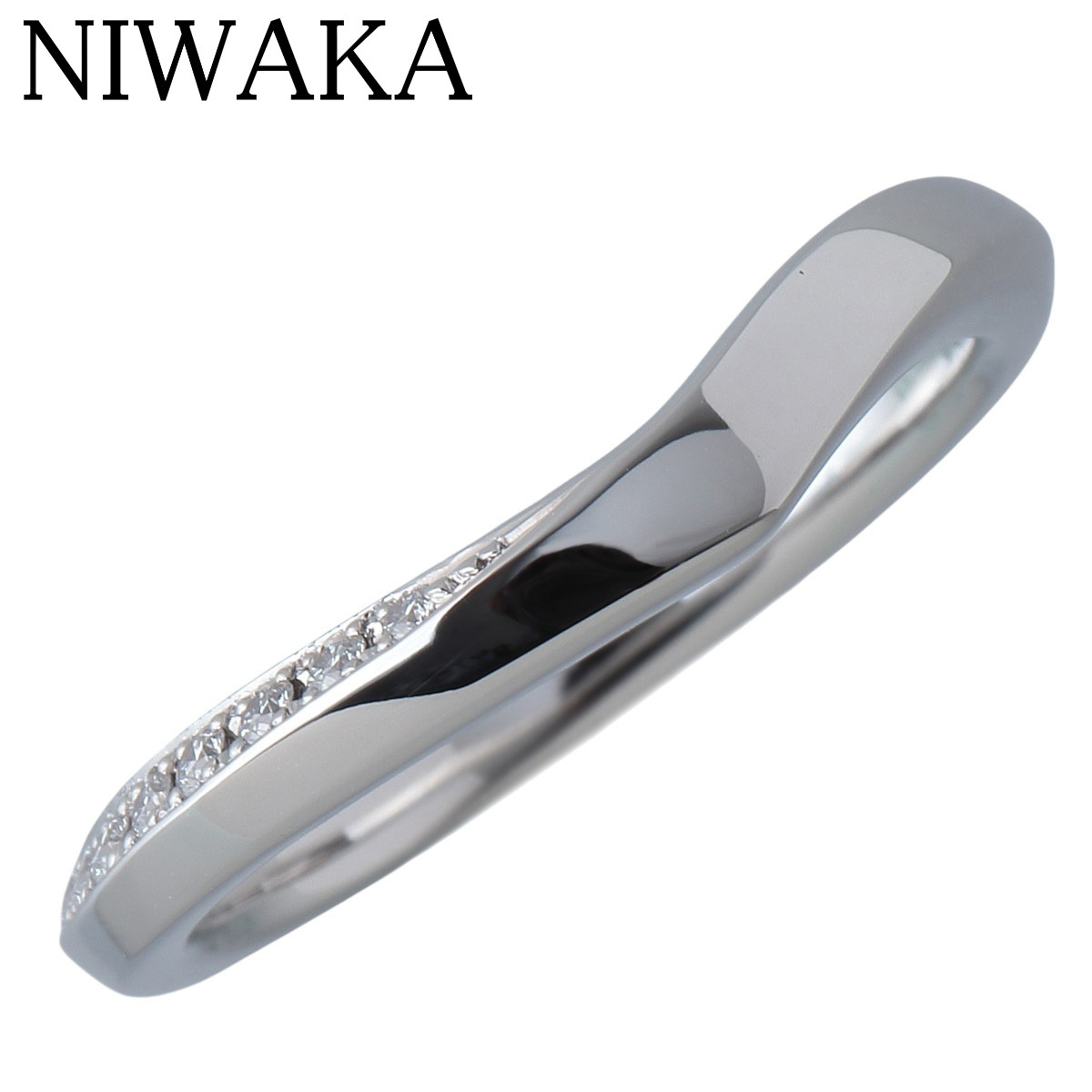 Yahoo!オークション - 俄 ダイヤ リング 水鏡 9.5号～10号 Pt950 新品...