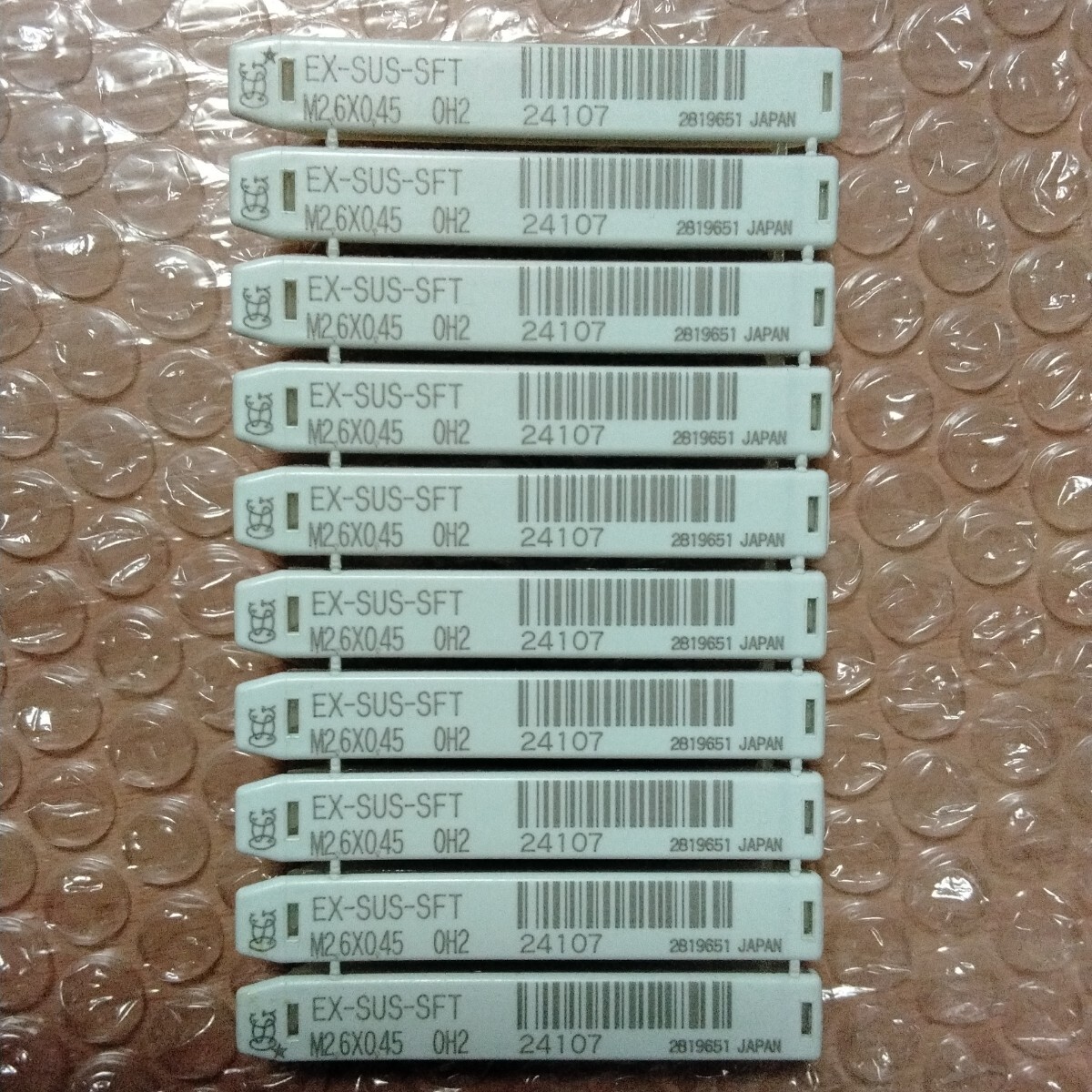 Yahoo!オークション - 10本セット OSG STD EX-SUS-SFT M2.6 x 0.45 オ...