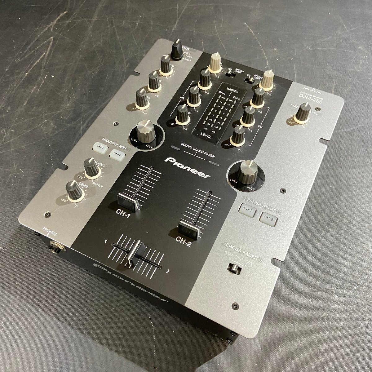 Yahoo!オークション - 【 C 】8584 Pioneer DJM-250 DJミキサー パイオ...