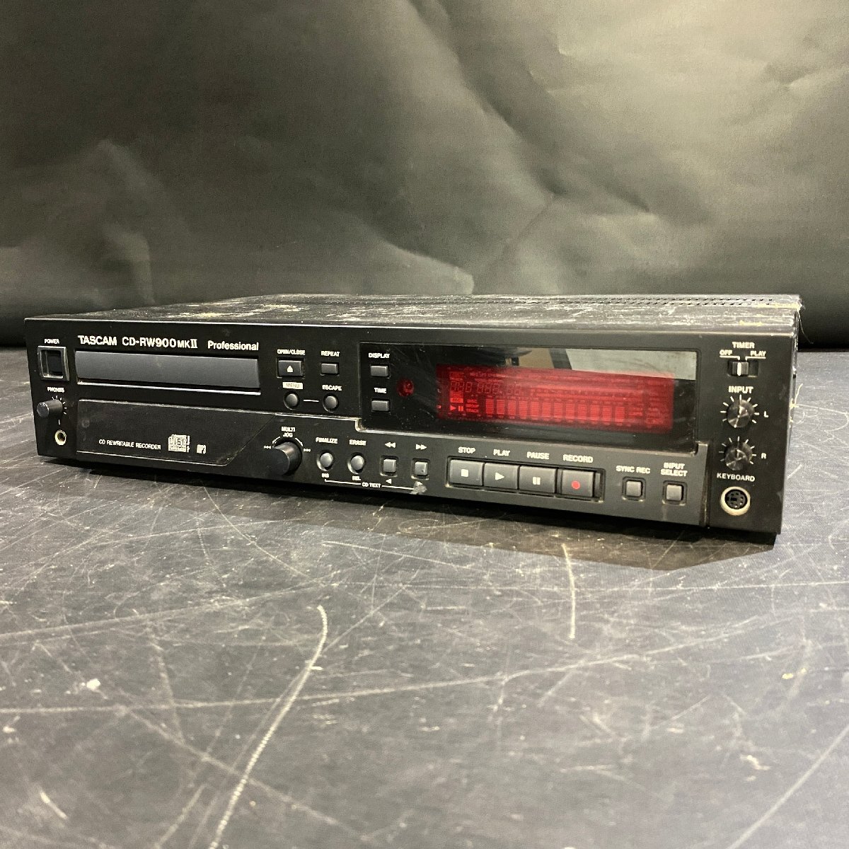 Yahoo!オークション - 【 J 】8701 TASCAM CD-RW900MKii CDデッキ タス...