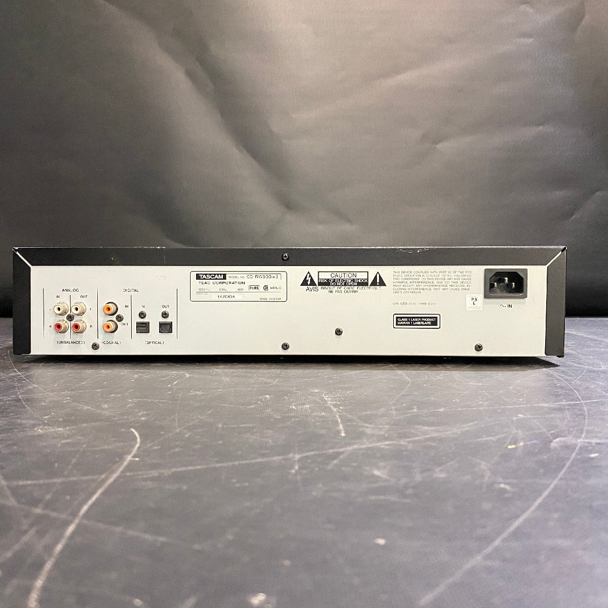 Yahoo!オークション - 【 J 】8701 TASCAM CD-RW900MKii CDデッキ タス...