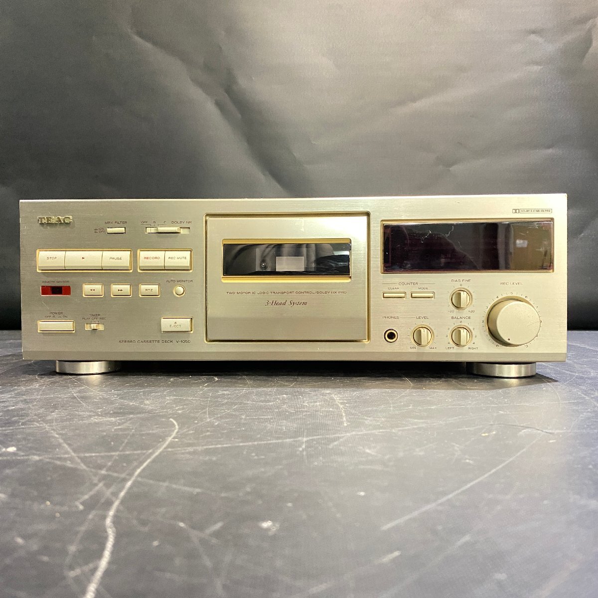 Yahoo!オークション - 【 J 】8596 TEAC V-1050 カセットデッキ ティア...