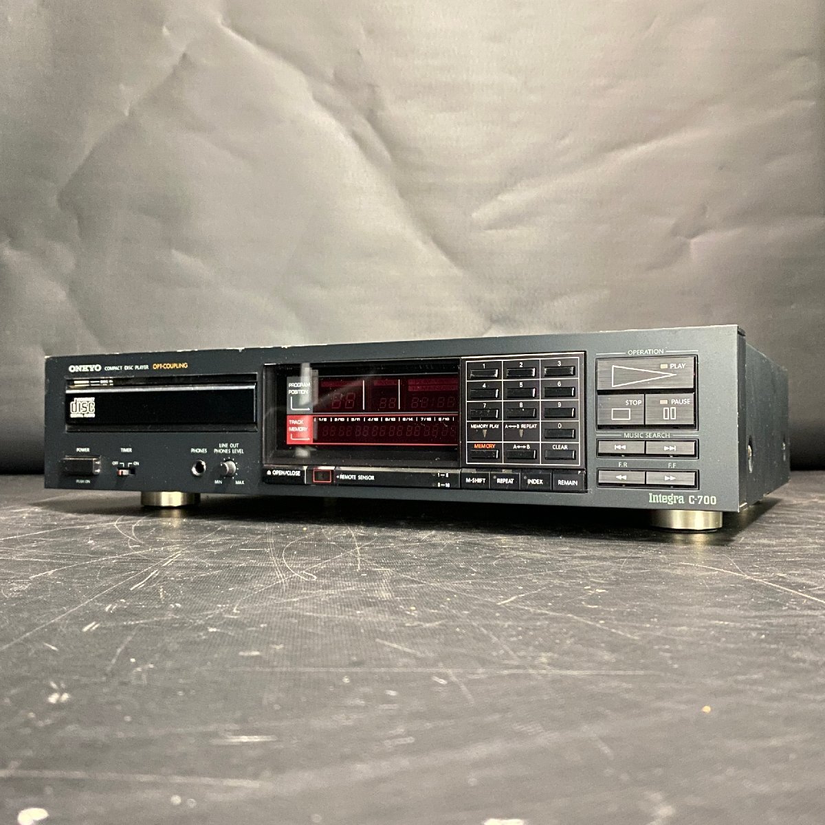 Yahoo!オークション - 【 C 】8421 ONKYO Integra C-700 CDデッキ オン...