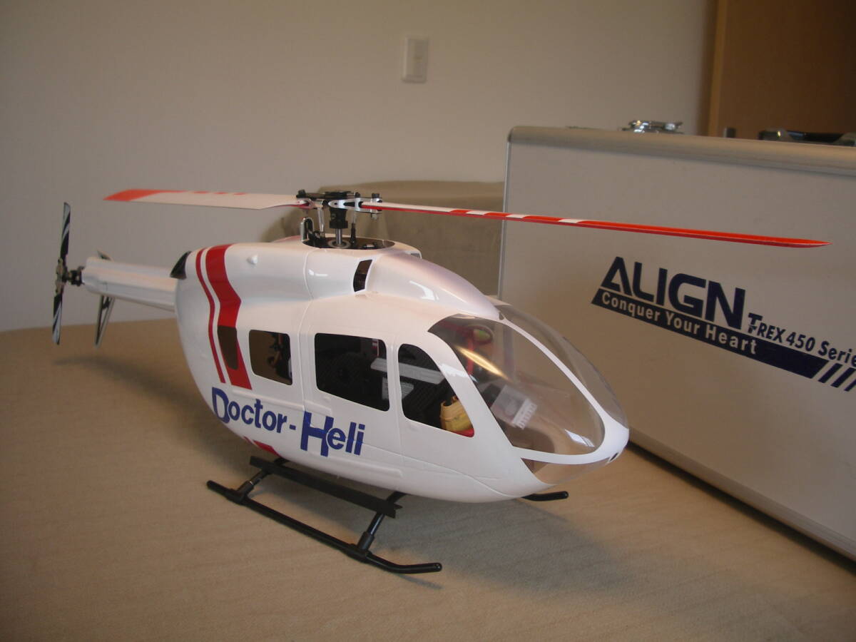 Yahoo!オークション - ドクターヘリ スケールボディALIGN450 基本飛行...