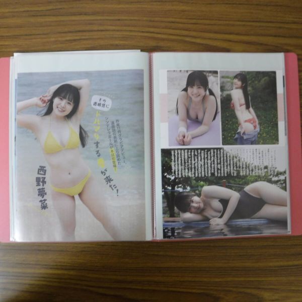 Yahoo!オークション - Bb2598-⑧ 切り抜き セット グラビア AI ラミネ...