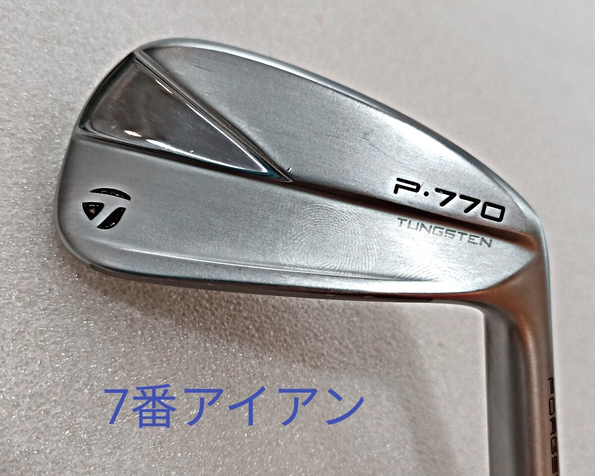 Yahoo!オークション - 【単品アイアン】テーラーメイド／P770 2023／7...