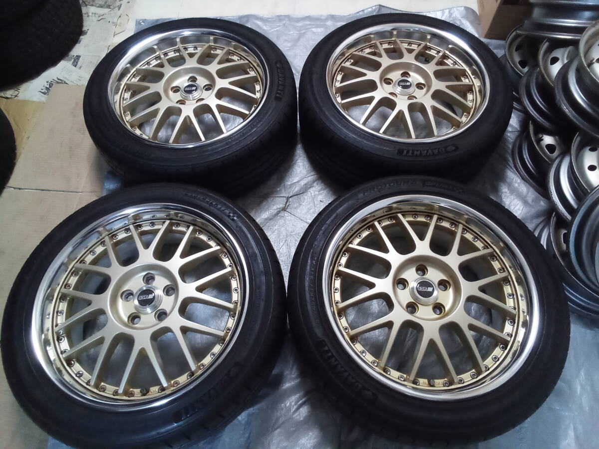 Yahoo!オークション - TANABE SSR MS1-R 215/45R17 バリ山 PCD100 86 B...