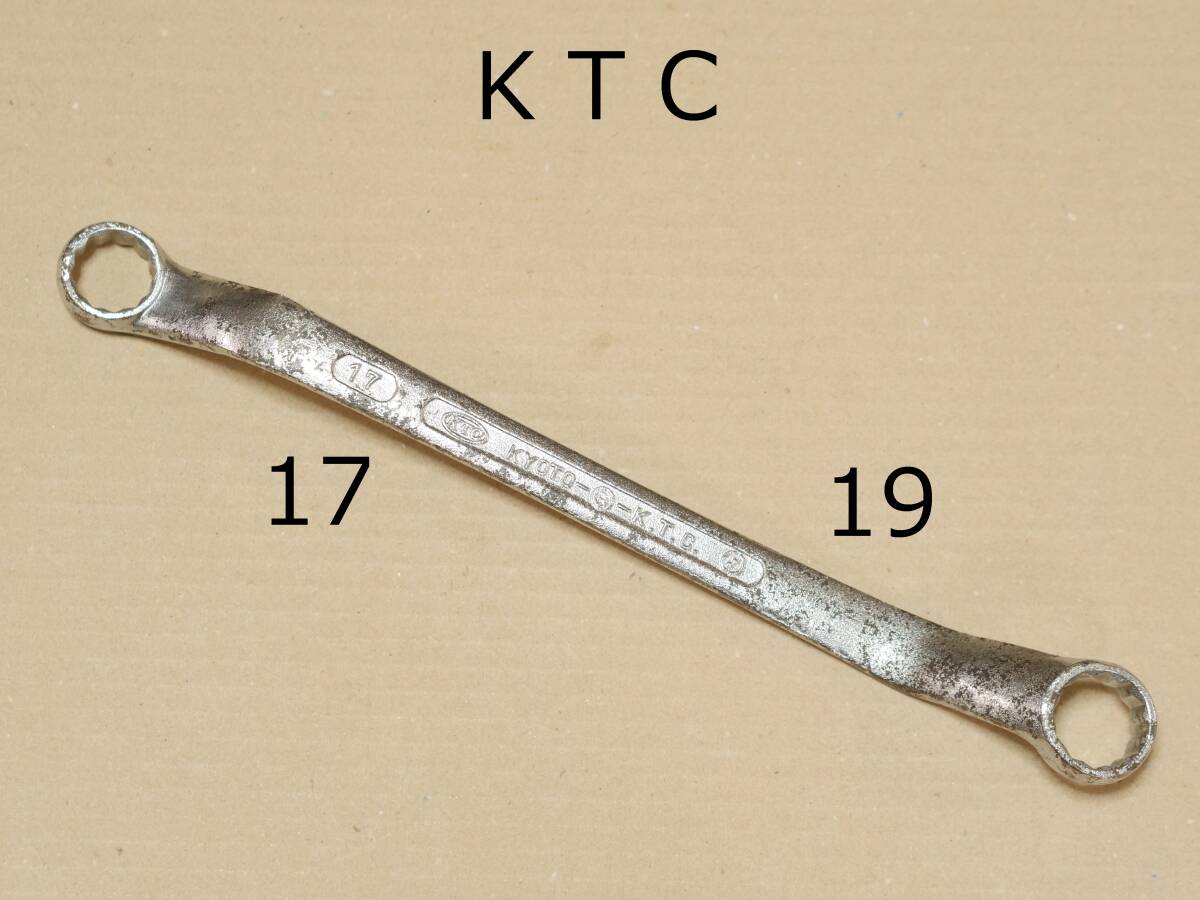Yahoo!オークション - 稀少 KTC 丸京 17 19 mm メガネ レンチ 旧ロゴ ...