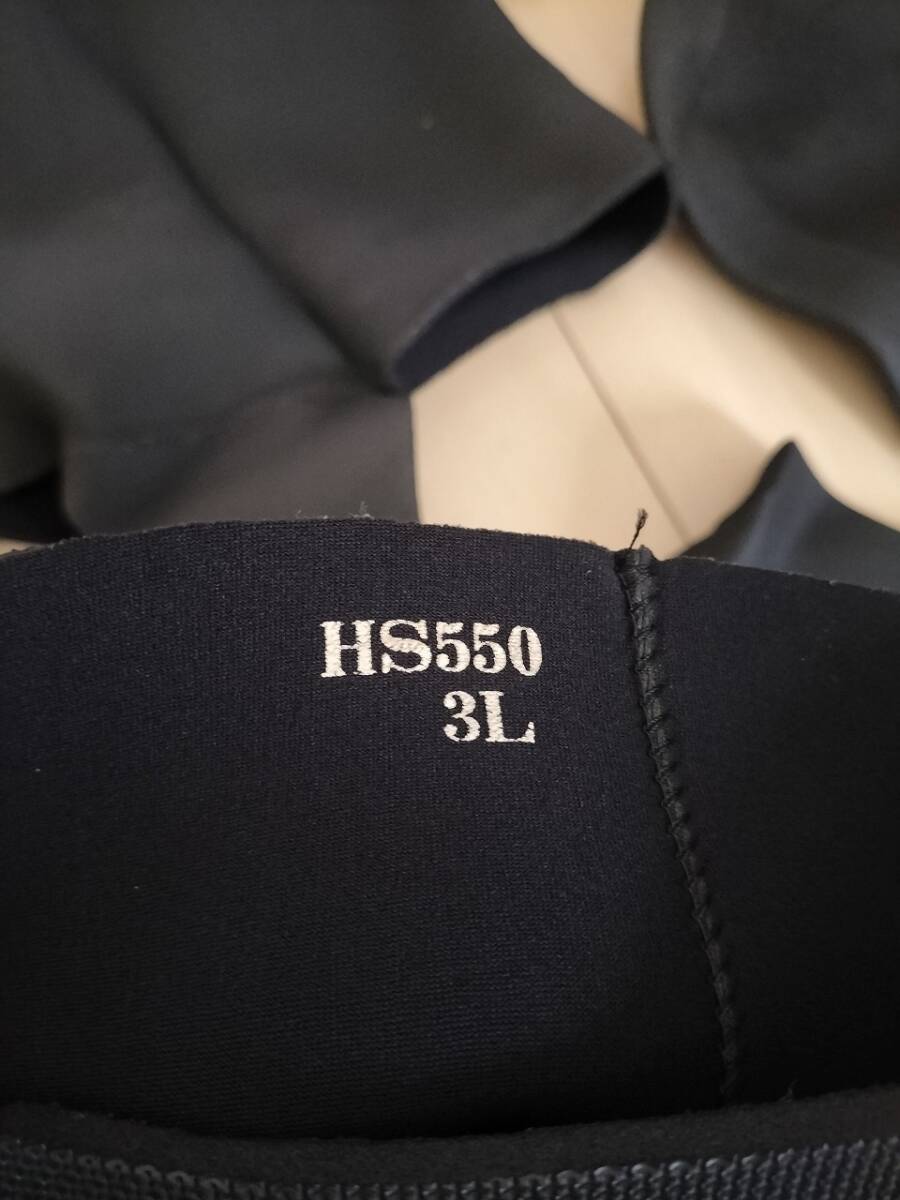 Yahoo!オークション - ウェットスーツ HS550 セパレート型 3L