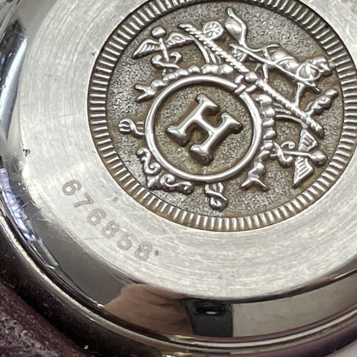 Yahoo!オークション - C175-O61-943 【電池交換済み/稼働】 HERMES エ...