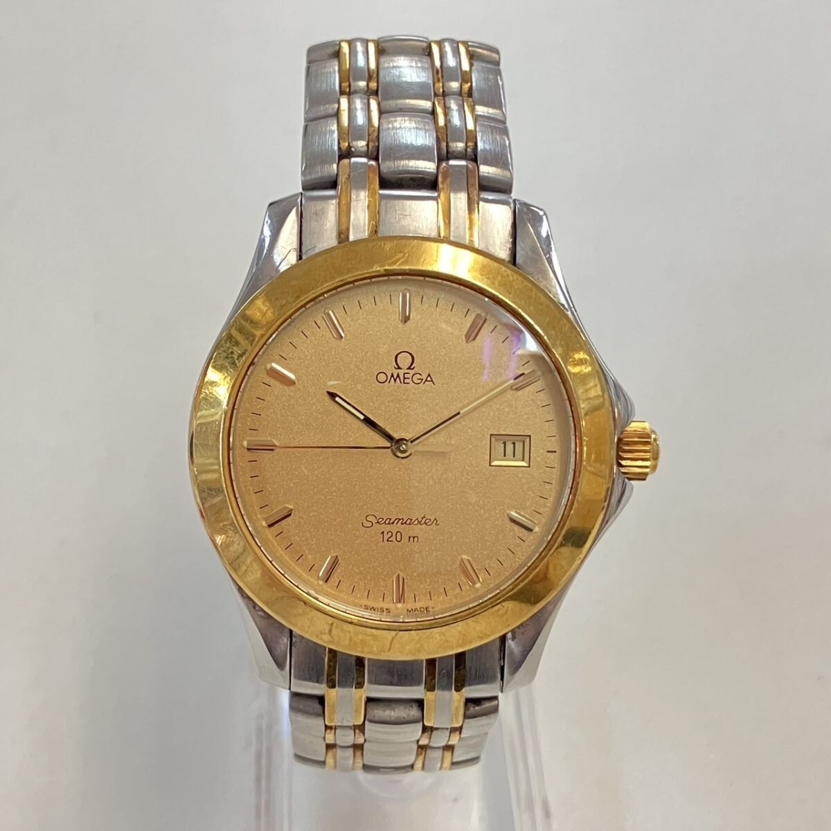 Yahoo!オークション - D011-M29-801 【電池交換済み/稼働】 OMEGA Ω ...