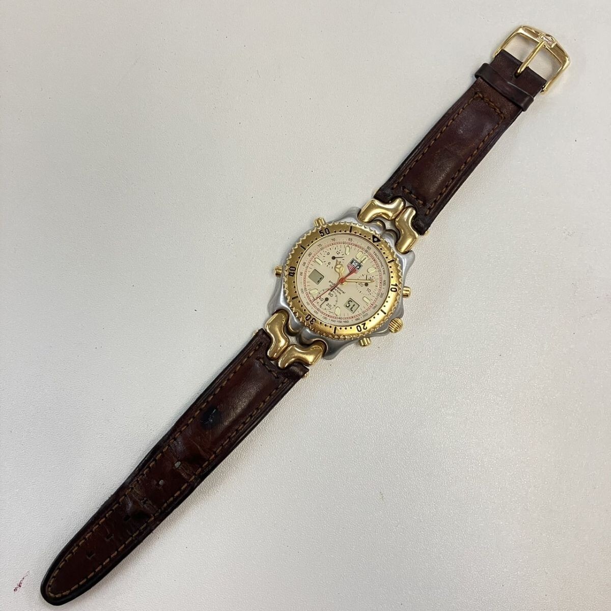 Yahoo!オークション - D013-SK10-1514 【電池交換済み/稼働】 TAG HEUE...