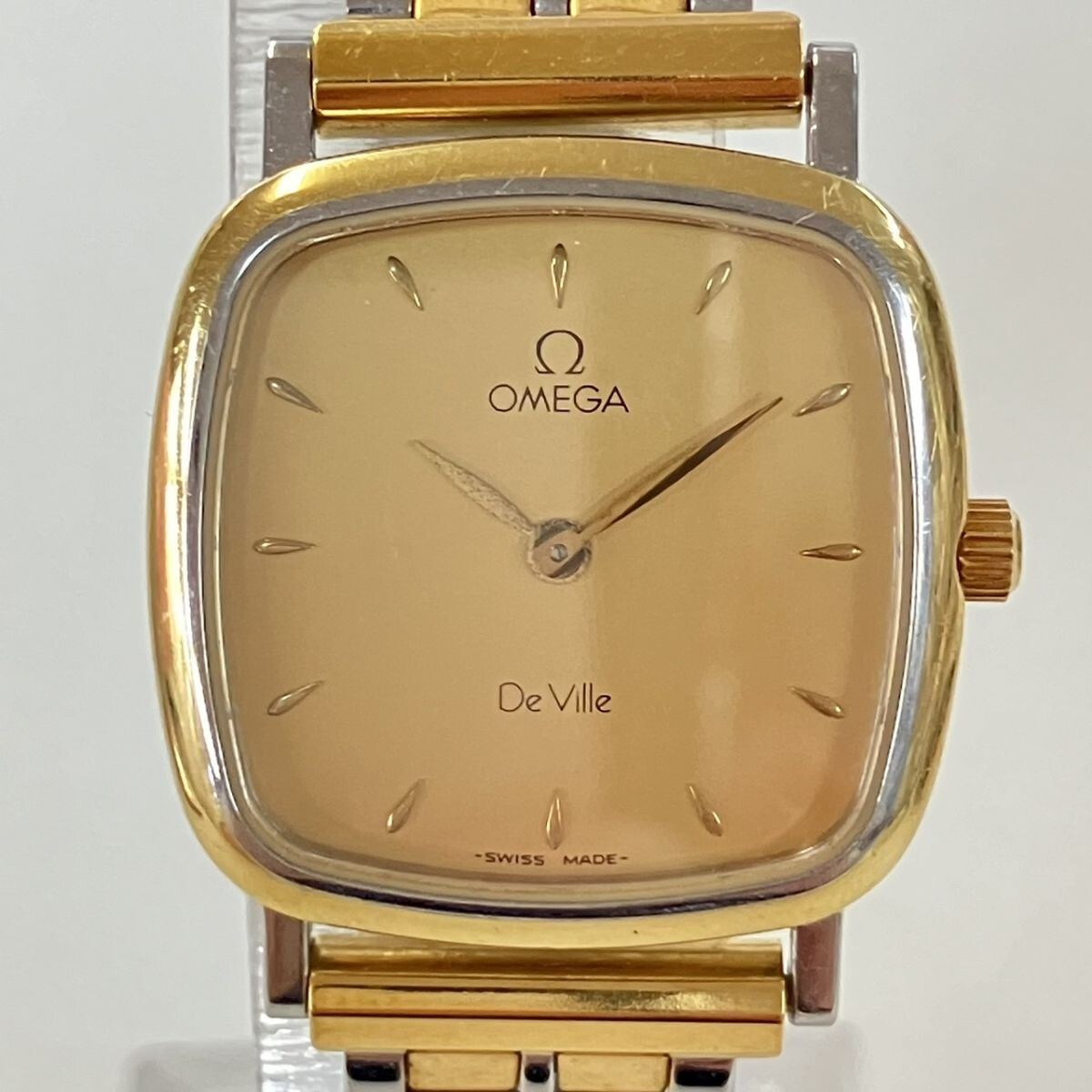 Yahoo!オークション - E046-P4-716 【電池交換済み/稼働】 OMEGA オメ...