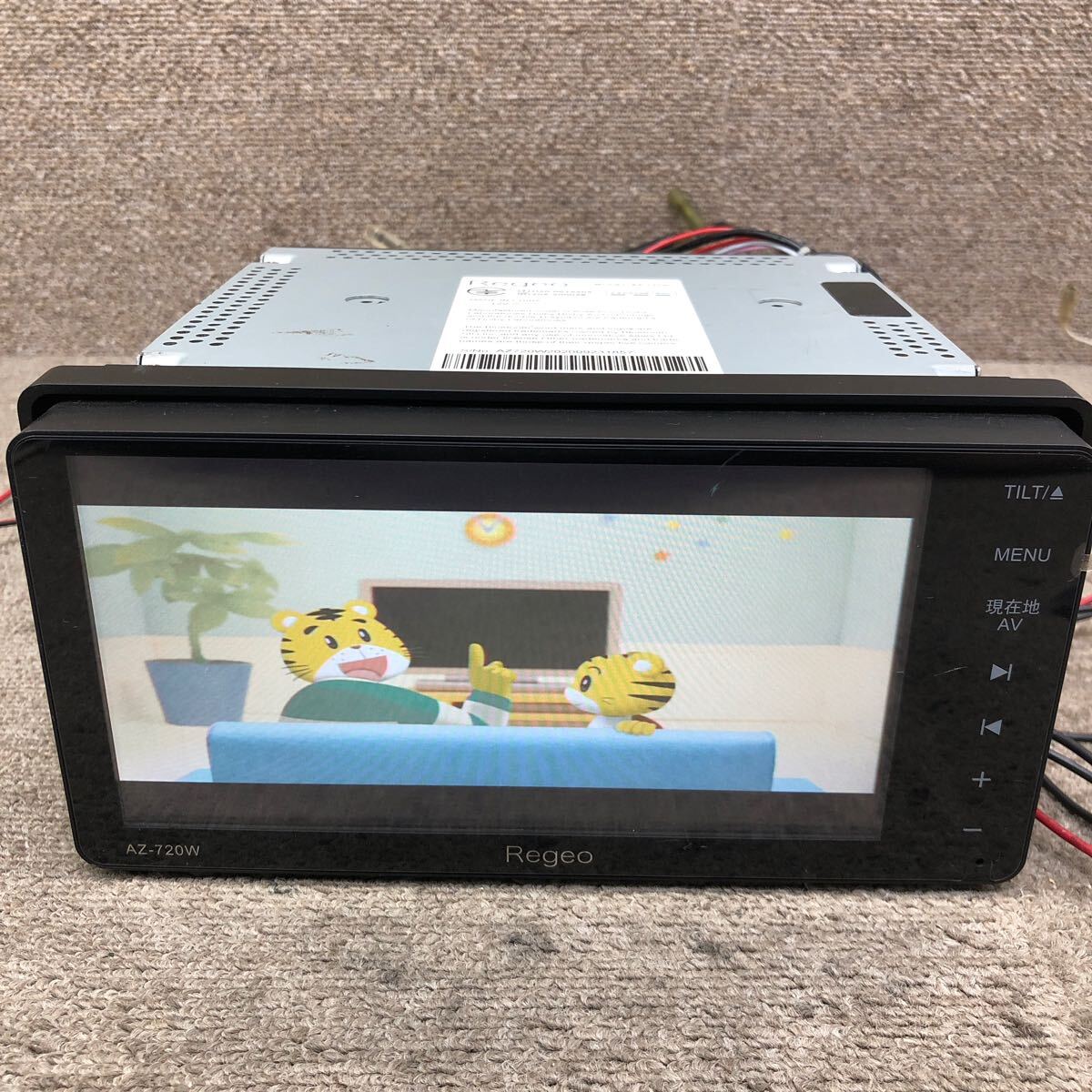 Yahoo!オークション - AV6-165 激安 カーナビ Regeo レゲオ AZ-720W メ...