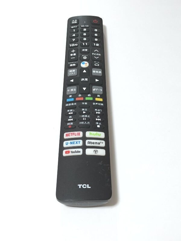 Yahoo!オークション - 256k06 RC610 JJR1 TCL スマ-トTVリモコン 赤外...