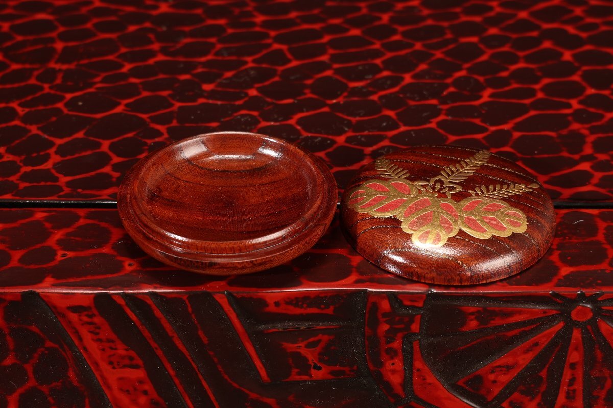 Yahoo!オークション - 【珍品堂】1円から H63-V07 茶箱 茶碗 棗 香合 8...