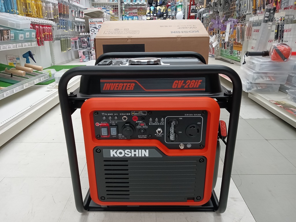 Yahoo!オークション - 未使用品 工進 KOSHIN 2.8kVA 正弦波 オープン ...