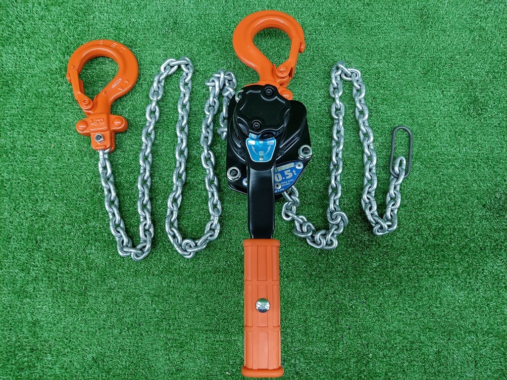 Yahoo!オークション - 未使用品 象印 0.5t レバーホイスト YAD-50 揚程...