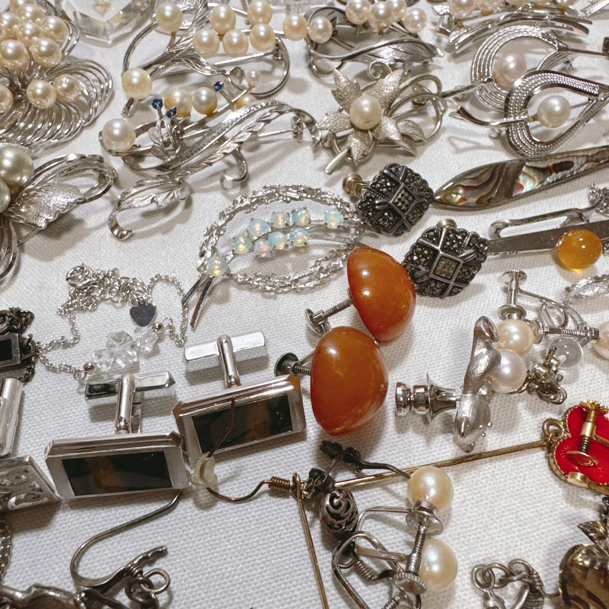 Yahoo!オークション - DR シルバー アクセサリー 約501g 0.5kg まとめ ...