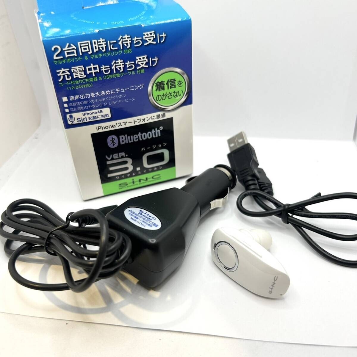 Yahoo!オークション - SINC ワイヤレスイヤホン Bluetooth 3.0 ver Sir...