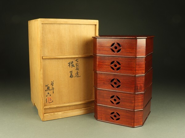 Yahoo!オークション - 【宇】2894 塗師 高中惣六作 七宝透 炉縁 共箱
