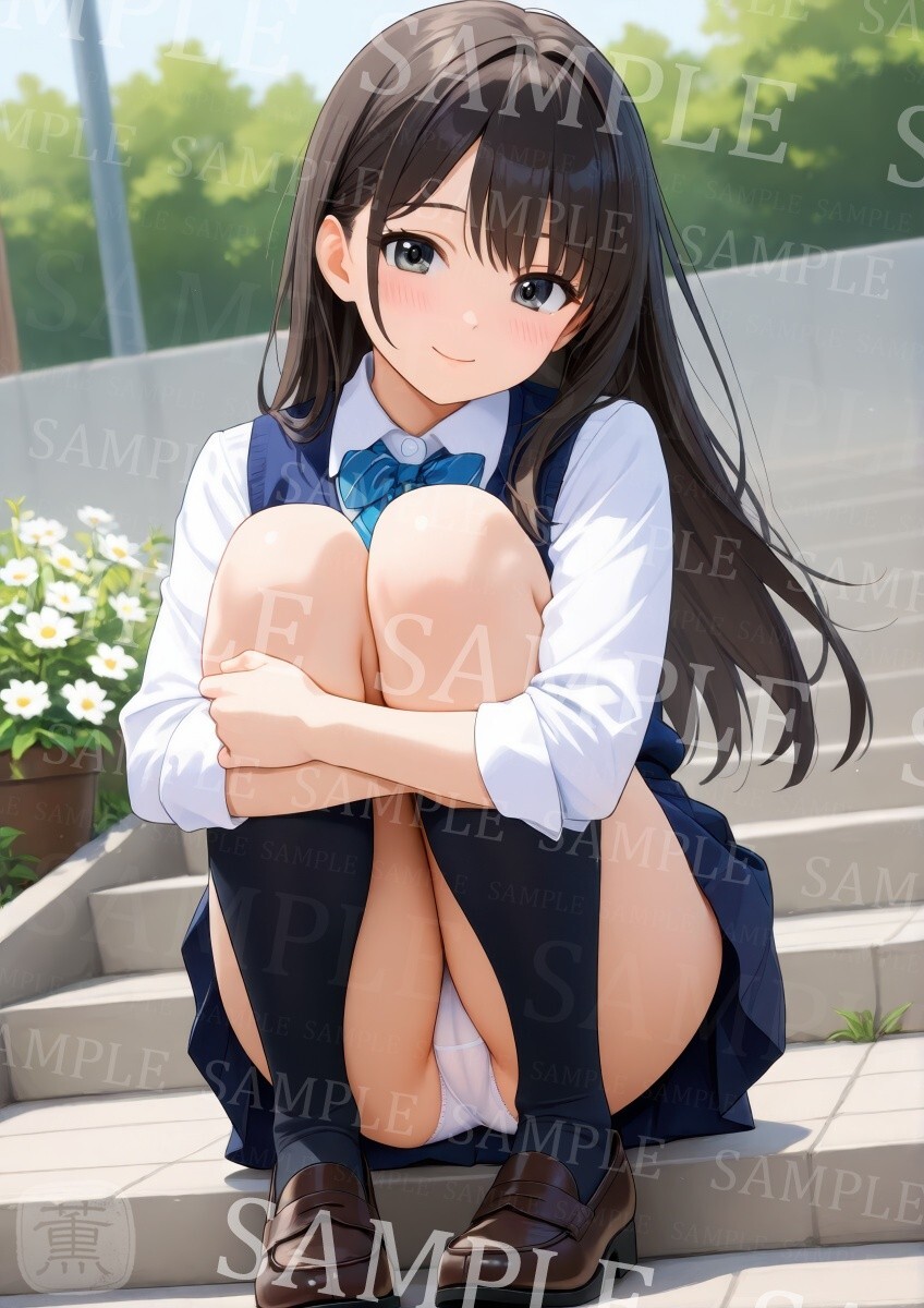 Yahoo!オークション - 7748【かおる】パンチラ オリジナル A4 アート ...