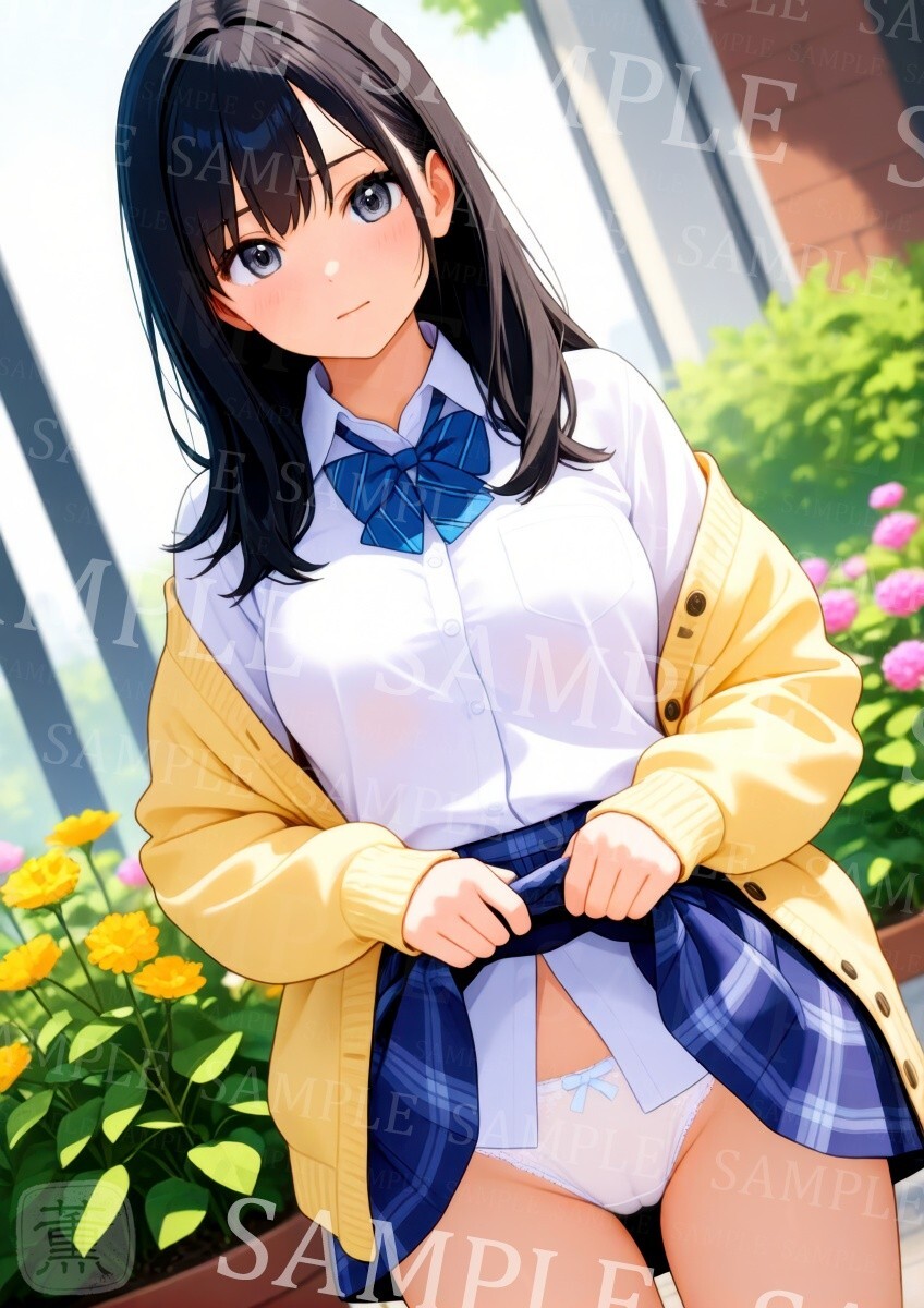 Yahoo!オークション - 6535【かおる】パンチラ オリジナル A4 アート ...