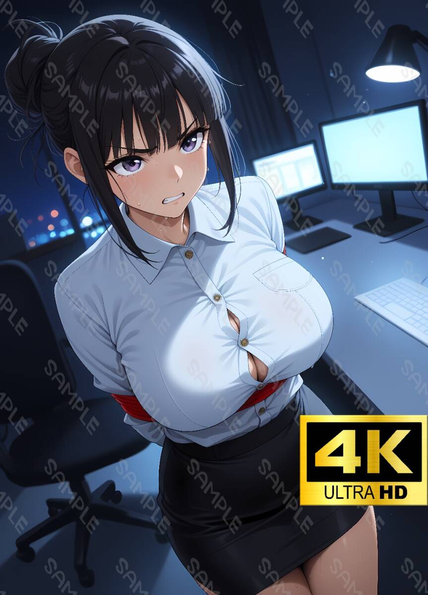 Yahoo!オークション - 【AI love】 先輩社員と残業 スーツ 巨乳 美女 ...