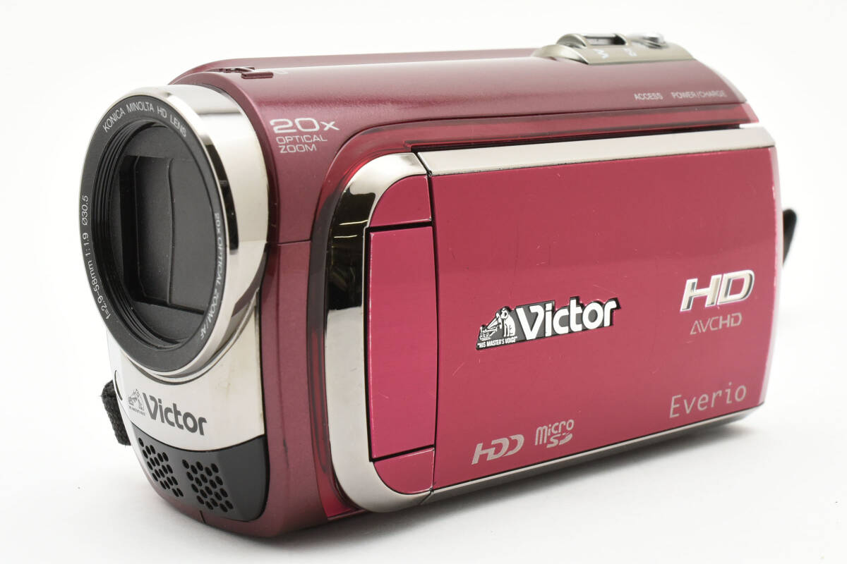 Yahoo!オークション - 動作未確認 Victor Everio GZ-HD300-R レッド ...