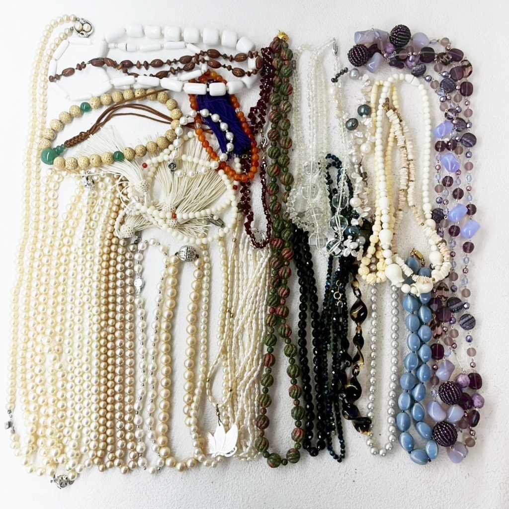 Yahoo!オークション - 【人気】アクセサリー まとめ 総重量 1 235g ネ...