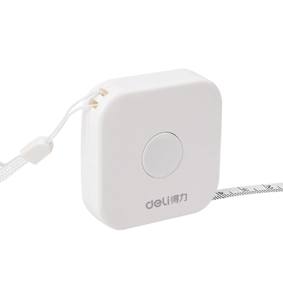 Yahoo!オークション - ホワイト DELI 巻尺 メジャー 巻き尺 ソフトルー...