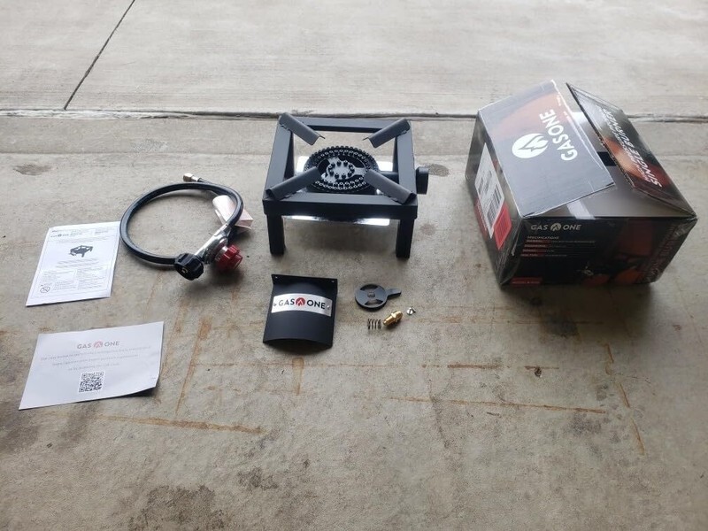 Yahoo!オークション - Gas One Single Burner Outdoor Propane Stove C...