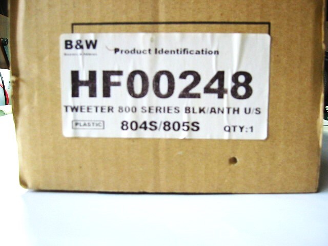 Yahoo!オークション - B&W Nautiius 800 Series 804S/805S TWEETER ハ...