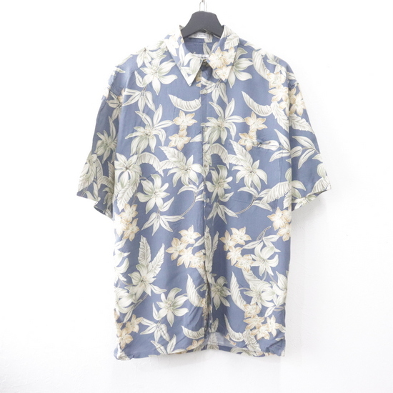 Yahoo!オークション - A476 90sビンテージ PierreCardin 半袖アロハシ...